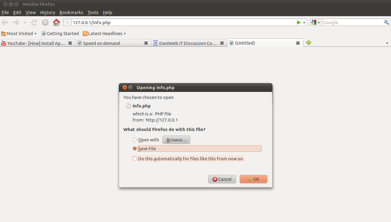 Apache Can Not Open php File In Browser DaniWeb