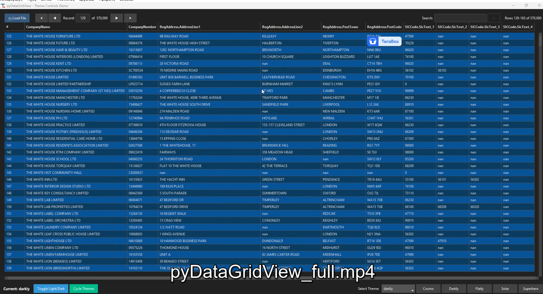 tkinter - Teaser: A Python DataGridView with WinForms-like ... | DaniWeb